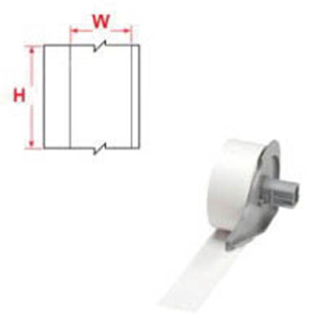 Brady™ Polypropylene Tag Printer Labels Dimensions (LxW): 15.24m x 19 ...