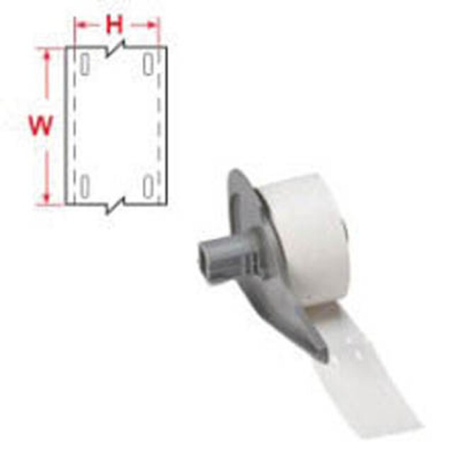 Brady™ Polyethylene Tag Labels Printer Tags Color: White; Dimensions ...