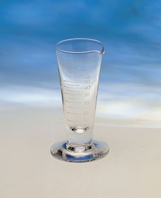 Jaytec Glass™ Soda Glass Conical Measure Capacity: 50mL Graduated ...