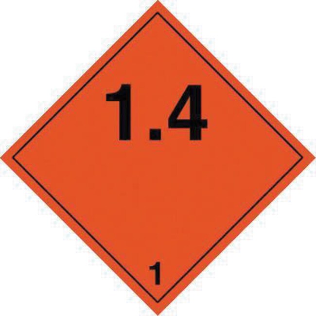 Manutan Class 1 1.4 IATA/ICAO labels,100mm x 100mm:Facility Safety and ...