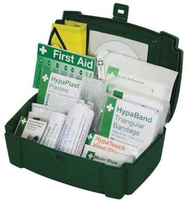 Manutan Vehicle first aid kit. Evolution box, Quantity: Each | Fisher ...