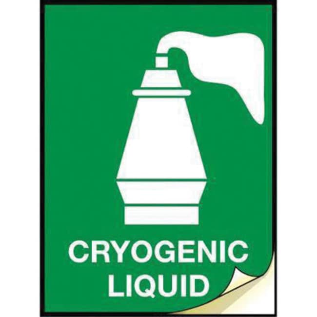Manutan Cryogenic liquid IATA/ICAO labels, 75mm x 105mm:Facility Safety ...
