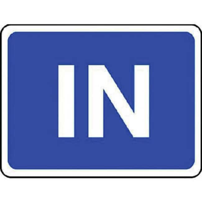 In sign. 600 x 450mm. Stoved aluminium. Wall | Fisher Scientific