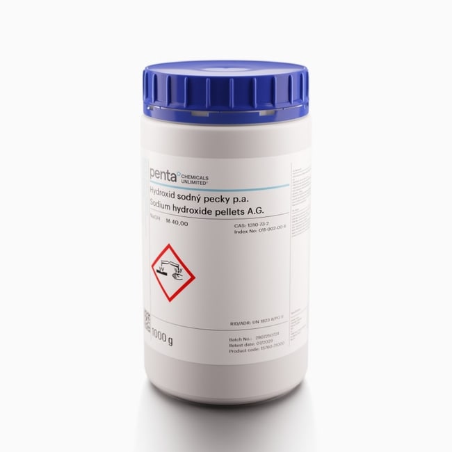 Sodium Hydroxide Pellets, Analytical Grade, Penta Chemicals Sodium ...