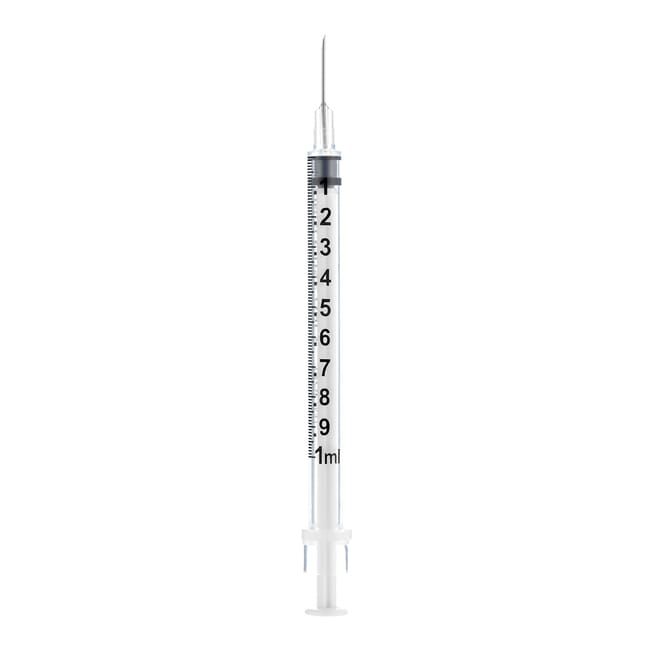 Sol-M Standard Syringe with Fixed Hypodermic Needle Needle Gauge: 23 G ...