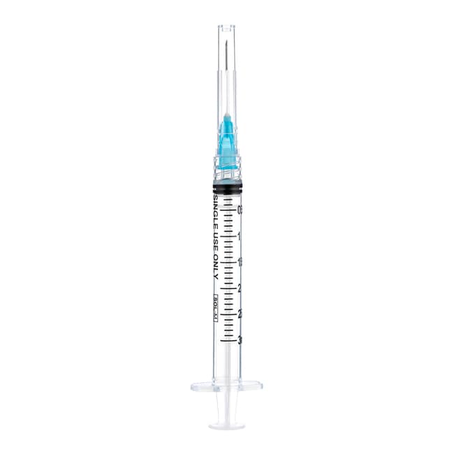 Sol-M Standard Syringe with Fixed Hypodermic Needle Needle Gauge: 23 G ...