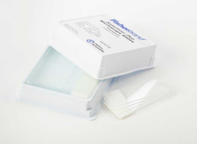 Fisherbrand Superfrost Plus Microscope Slides Superfrost Plus Adhesion:Microscopes, | Fisher ...