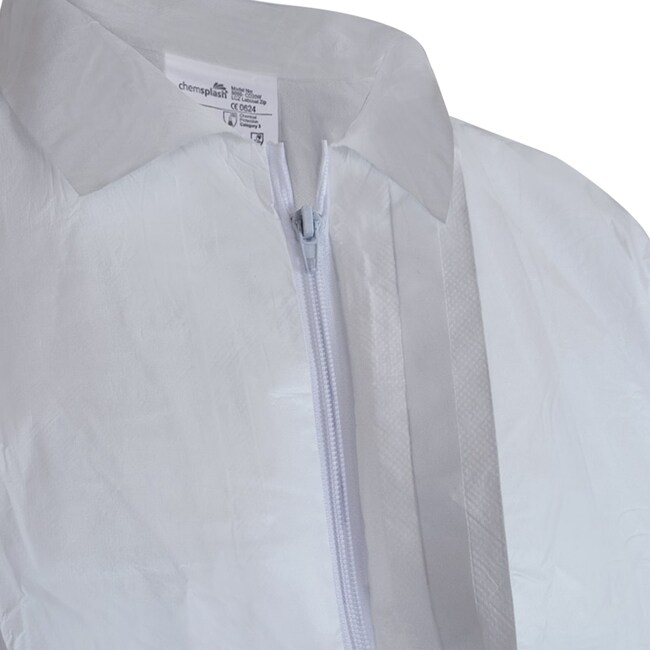 Chemsplash Irradiated Zip Labcoat PB(6B) Elastic Cuff XL:Personal ...