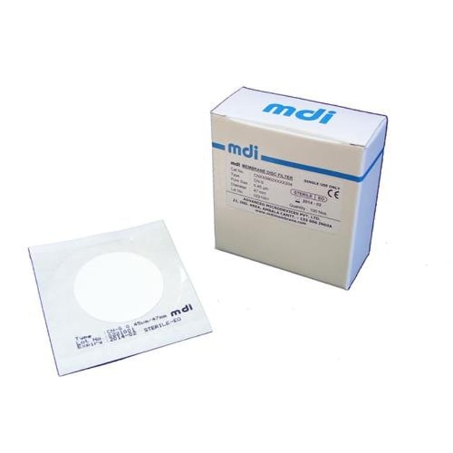 MDI Membrane FLTR MDI CN 47MM 0.45 EO 100PK, Quantity: Pack of 100 ...