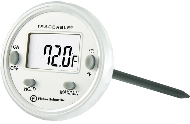 Fisherbrand Traceable Dishwasher Thermometer with Stainless-Steel Probe ...