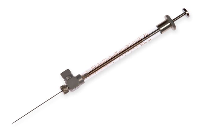 Hamilton 500 L 1700 Series Gas Tight Syringe Needle Gauge: 22 G, Point ...