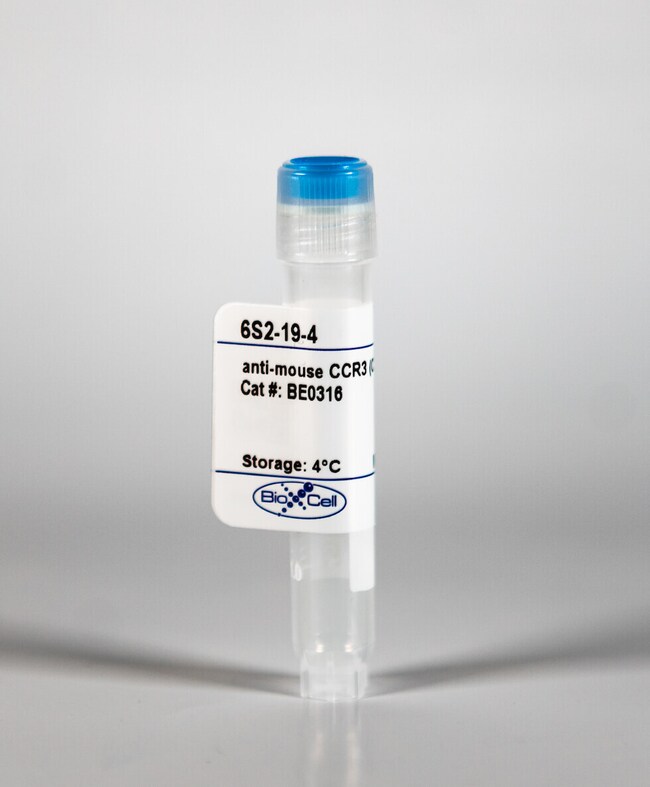 Bio X Cell InVivoMAb anti-mouse CCR3 (CD193), Clone: 6S2-19-4, Size: 5 ...