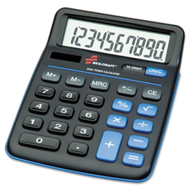 Enterprise Technology Solutions Desktop Calculator, 10-Digit Digital ...