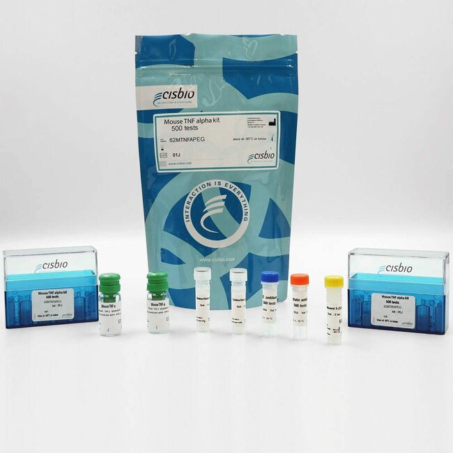Perkin Elmer LLC Mouse TNF alpha kit, 500 Tests, Quantity: Each of 1 ...