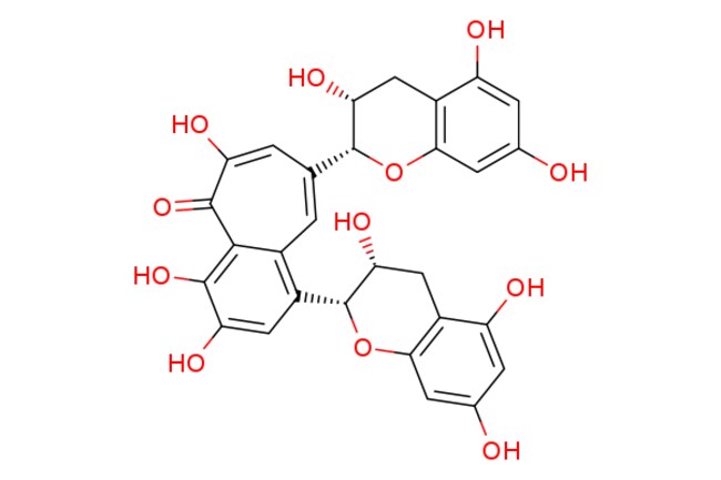 eMolecules 3,4,6-Trihydroxy-1,8-bis((2R,3R)-3,5,7-trihydroxychroman-2-yl)-5H-benzo[7]annulen-5 ...