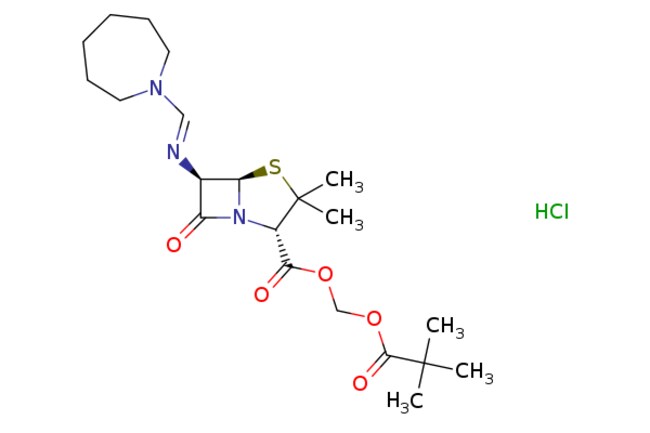 eMolecules (Pivaloyloxy)methyl (2S,5R,6R)-6-((azepan-1-ylmethylene)amino)-3,3-dimethyl-7-oxo-4 ...