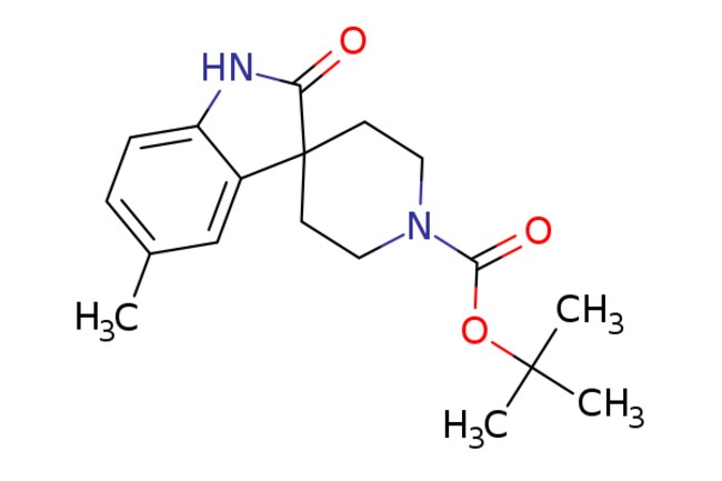 eMolecules tert-Butyl 5-methyl-2-oxospiro[indoline-3,4'-piperidine]-1'-carboxylate | Fisher ...
