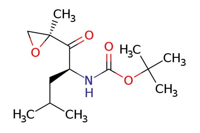 eMolecules tert-Butyl ((S)-4-methyl-1-((S)-2-methyloxiran-2-yl)-1-oxopentan-2-yl)carbamate ...