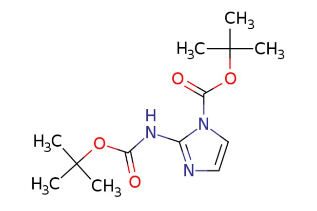 eMolecules tert-Butyl 2-((tert-butoxycarbonyl)amino)-1H-imidazole-1-carboxylate | Fisher Scientific