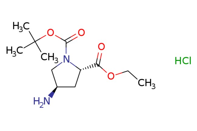 eMolecules (2S,4R)-1-tert-Butyl 2-ethyl 4-aminopyrrolidine-1,2-dicarboxylate | Fisher Scientific
