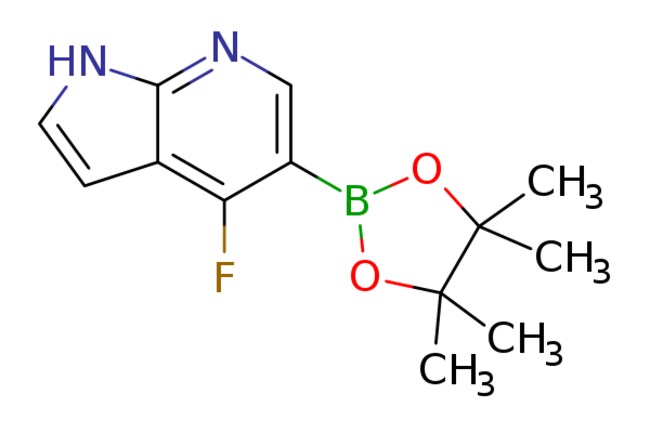 eMolecules 4-fluoro-5-(tetramethyl-1,3,2-dioxaborolan-2-yl)-1H-pyrrolo[2,3-b]pyridine | Fisher ...