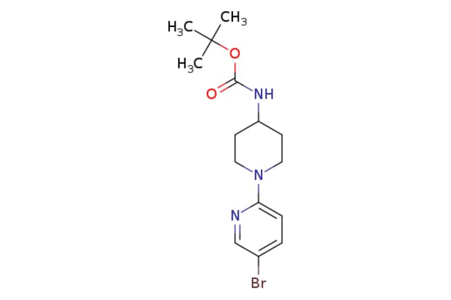 eMolecules tert-butyl N-[1-(5-bromo-2-pyridyl)-4-piperidyl]carbamate | | Fisher Scientific