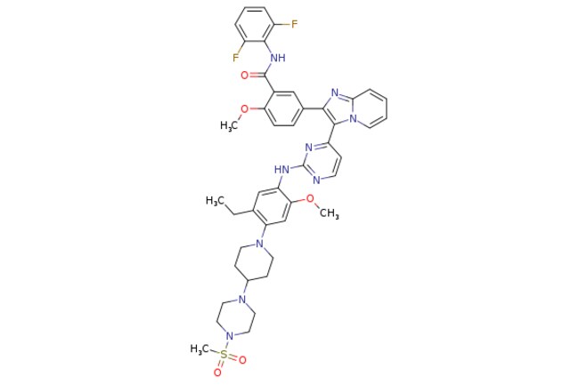 eMolecules N-(2,6-Difluorophenyl)-5-(3-(2-((5-ethyl-2-methoxy-4-(4-(4-(methylsulfonyl)piperazin ...
