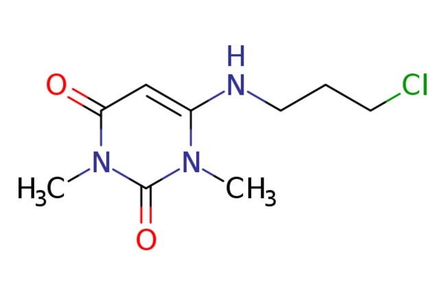 eMolecules 6-((3-Chloropropyl)amino)-1,3-dimethylpyrimidine-2,4(1H,3H ...