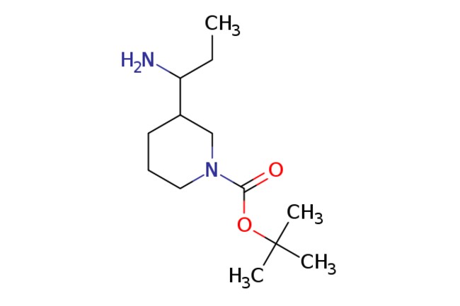 eMolecules tert-Butyl 3-(1-aminopropyl)piperidine-1-carboxylate | 1290046-61-5 | Fisher Scientific