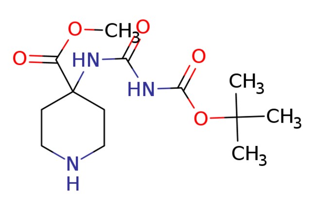 eMolecules Methyl 4-(3-(tert-butoxycarbonyl)ureido)piperidine-4-carboxylate | Fisher Scientific