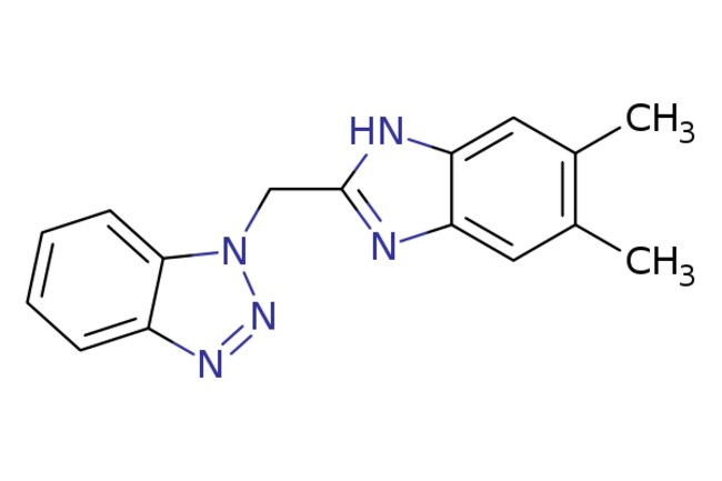 eMolecules 1-[(5,6-Dimethyl-1H-1,3-benzodiazol-2-yl)methyl]-1H-1,2,3 ...