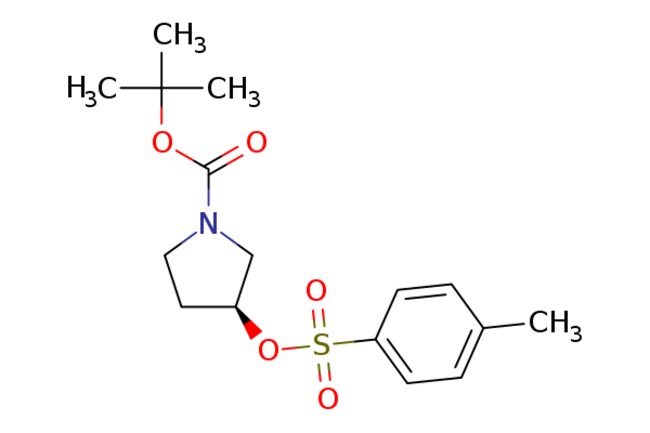 eMolecules (S)-3-(Toluene-4-sulfonyloxy)-pyrrolidine-1-carboxylic acid ...