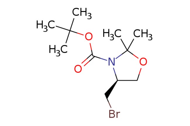 eMolecules tert-butyl (4S)-4-(bromomethyl)-2,2-dimethyl-1,3-oxazolidine-3-carboxylate | Fisher ...