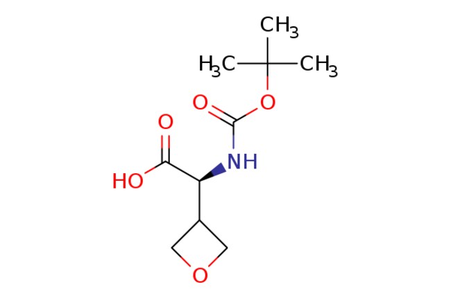 eMolecules (2S)-2-{[(tert-butoxy)carbonyl]amino}-2-(oxetan-3-yl)acetic | Fisher Scientific