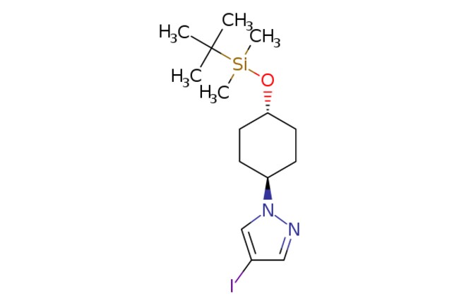 eMolecules 4-iodo-1-[trans-4-[(tert-butyldimethylsilyl)oxy]cyclohexyl ...