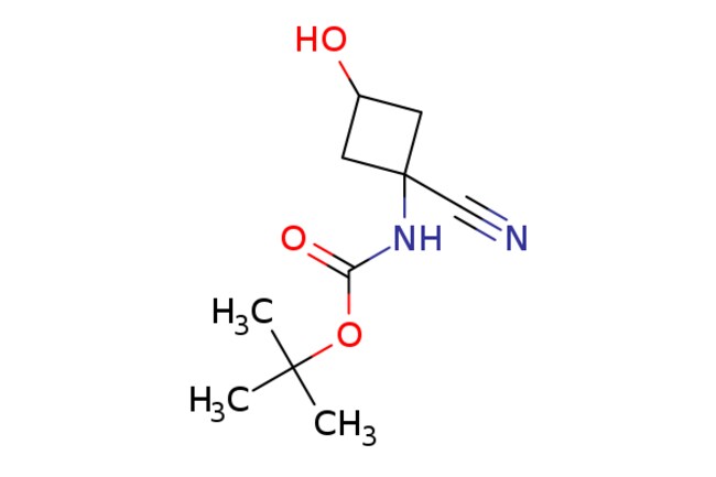 eMolecules tert-butyl N-(1-cyano-3-hydroxy-cyclobutyl)carbamate ...