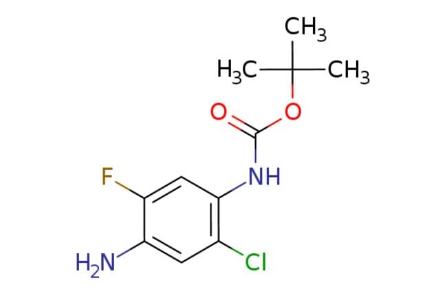 eMolecules tert-butyl N-(4-amino-2-chloro-5-fluoro-phenyl)carbamate | | Fisher Scientific