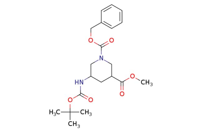 eMolecules 1-BENZYL 3-METHYL 5-(TERT-BUTOXYCARBONYLAMINO)PIPERIDINE-1,3-DICARBOXYLATE | Fisher ...