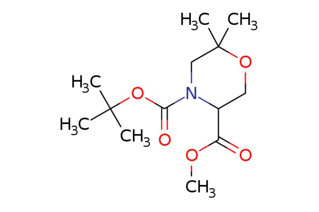 eMolecules METHYL 4-BOC-2,2-DIMETHYL-MORPHOLINE-5-CARBOXYLATE | 1272758 ...