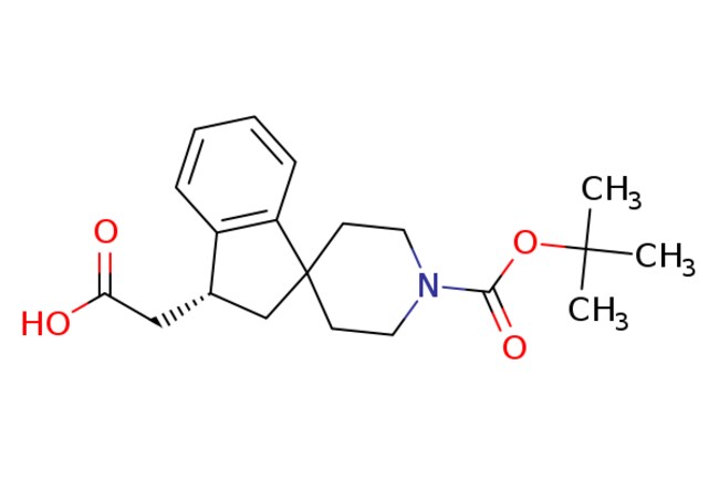 eMolecules 2-(1'-(Tert-Butoxycarbonyl)-2,3-Dihydrospiro[Indene-1,4'-Piperidine]-3-Yl)Acetic ...