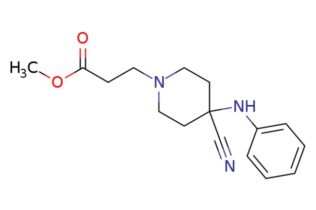 eMolecules Methyl 3-(4-Cyano-4-(phenylamino)piperidin-1-yl)propanoate | Fisher Scientific