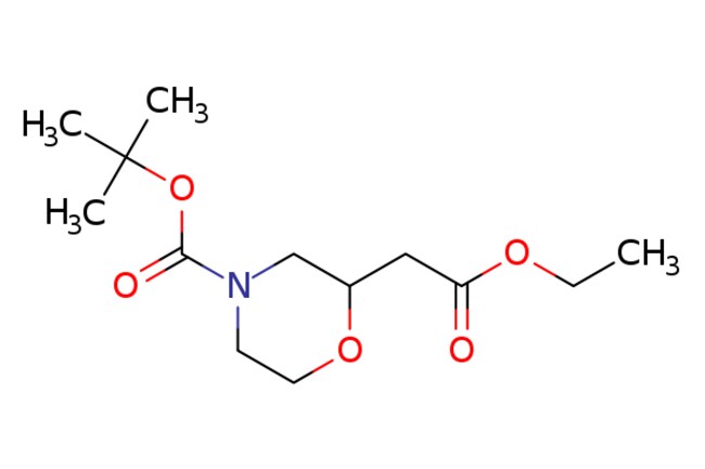 eMolecules TERT-BUTYL 2-((ETHOXYCARBONYL)METHYL) MORPHOLINE-4-CARBOXYLATE | Fisher Scientific