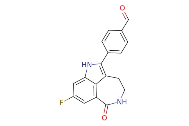 eMolecules 4-(8-FLUORO-6-OXO-3,4,5,6-TETRAHYDRO-1H-AZEPINO[5,4,3-CD]INDOL-2-YL)BENZALDEHYDE ...