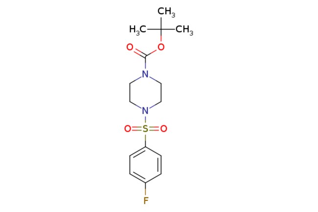 eMolecules tert-Butyl 4-[(4-fluorobenzene)sulfonyl]piperazine-1-carboxylate | Fisher Scientific