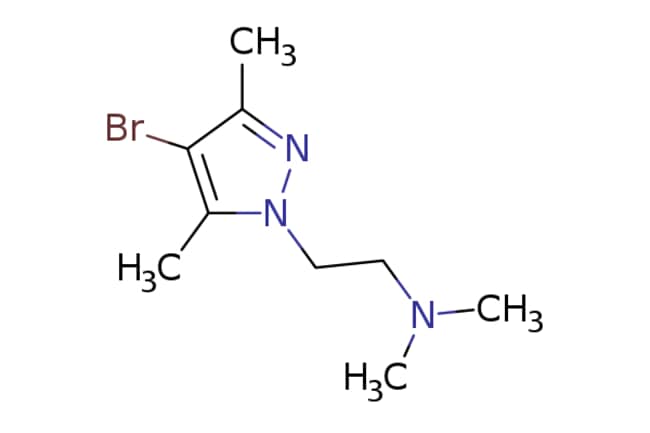 eMolecules N-[2-(4-Bromo-3,5-dimethyl-1H-pyrazol-1-yl)ethyl]-N,N-dimethylamine | Fisher Scientific