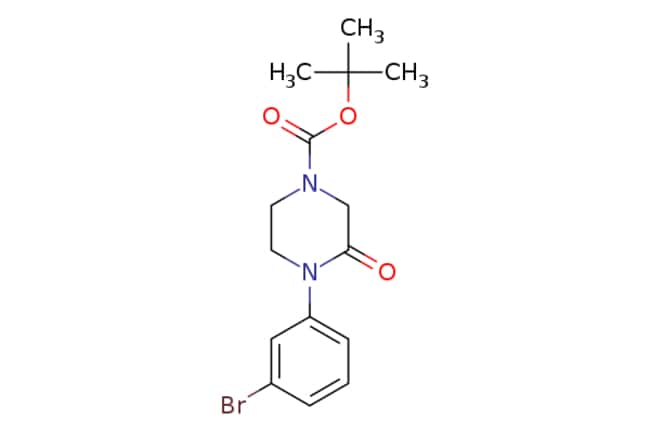 eMolecules TERT-BUTYL 4-(3-BROMOPHENYL)-3-OXOPIPERAZINE-1-CARBOXYLATE | Fisher Scientific