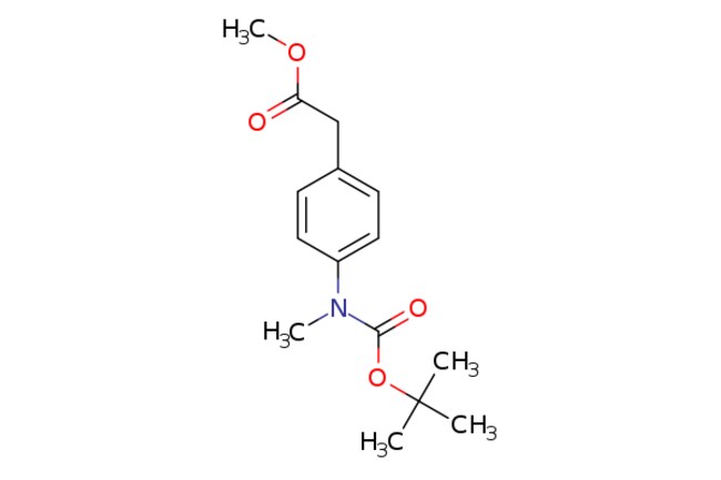 eMolecules METHYL 2-(4-(TERT-BUTOXYCARBONYL(METHYL)AMINO)PHENYL)ACETATE | Fisher Scientific