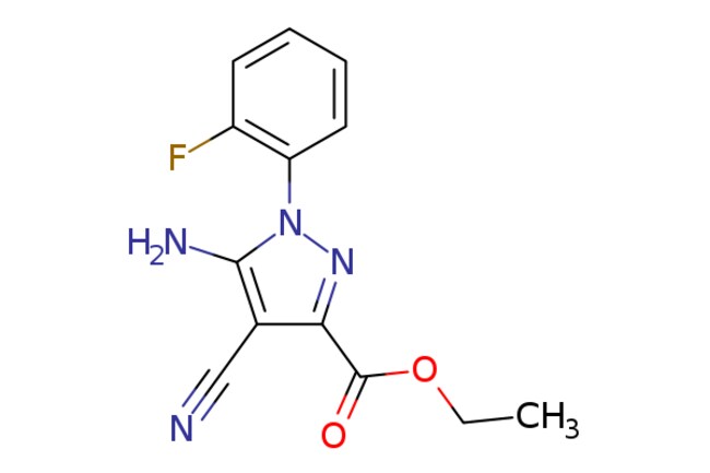 eMolecules Ethyl 5-amino-4-cyano-1-(2-fluorophenyl)pyrazole-3-carboxylate | Fisher Scientific