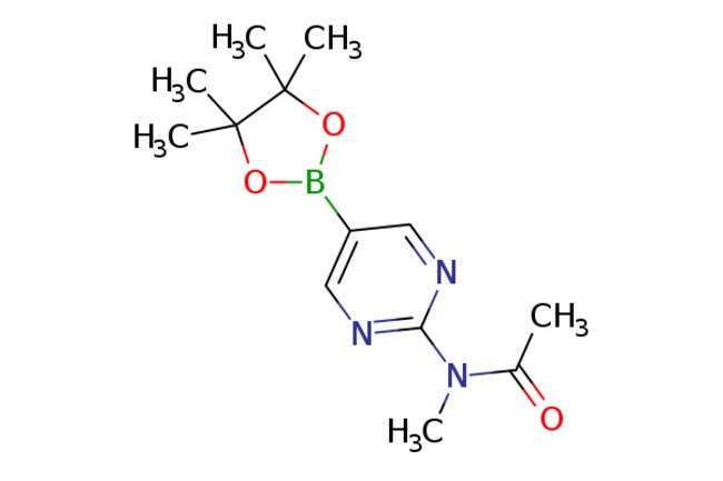 eMolecules N-Methyl-n-(5-(4,4,5,5-tetramethyl-1,3,2-dioxaborolan-2-yl)pyrimidin-2-yl)acetamide ...