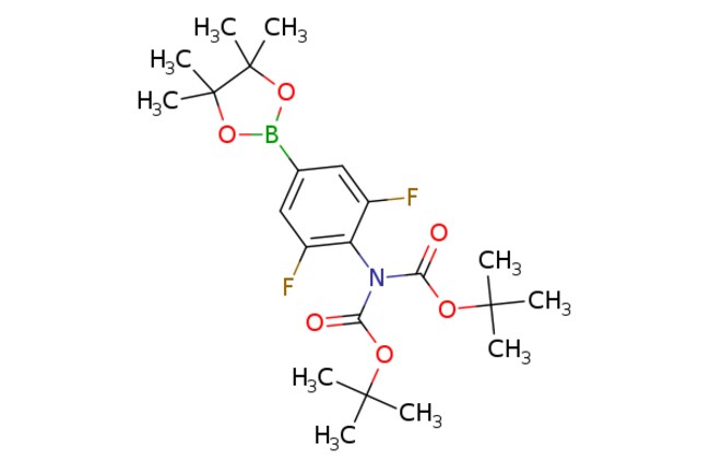 eMolecules tert-Butyl (2,6-difluoro-4-(4,4,5,5-tetramethyl-1,3,2-dioxaborolan-2-yl)phenyl ...